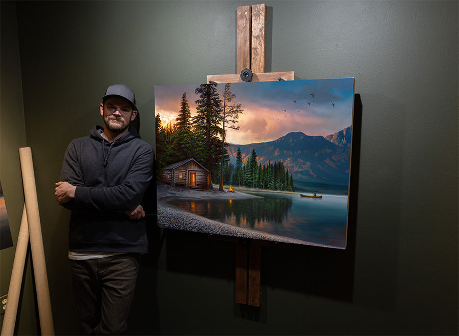 Discover Serenity Lakeside Heaven An Artists Reflection Chuck Black Art