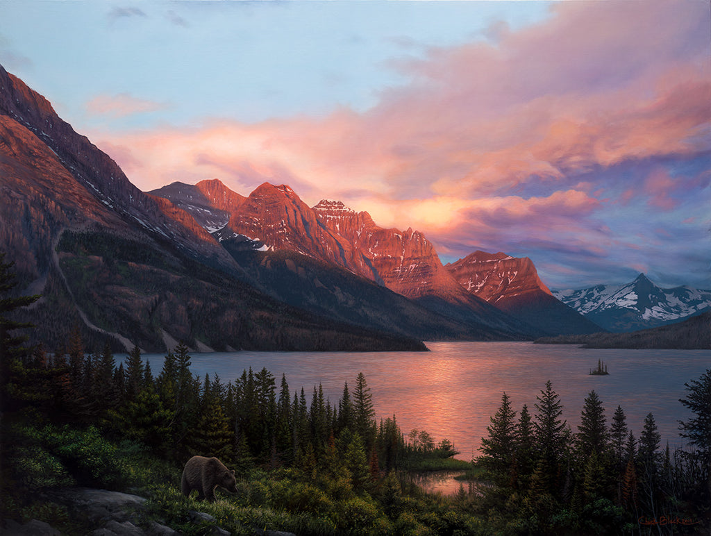 "A Lasting Impact" 30x40 Colorful Landscape Painting – Chuck Black Art