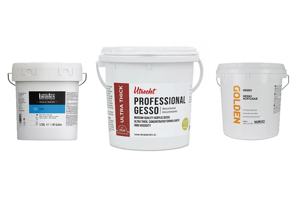 Golden Acrylic Paint Golden Artist Colors Gesso Gallon - White Oil ...