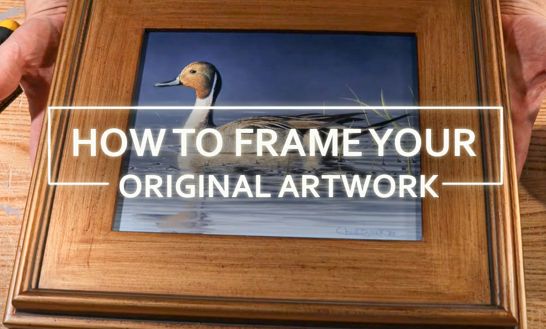 How To Frame Your Original Artwork Easily and Affordably! – Chuck Black Art