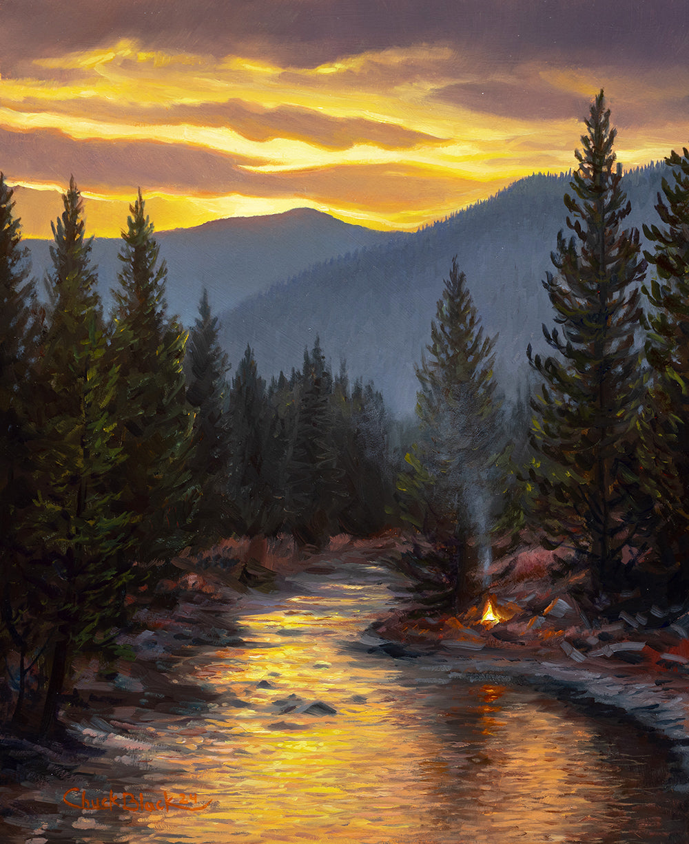 "Wish I Could" 8x10 Original Oil Painting – Chuck Black Art