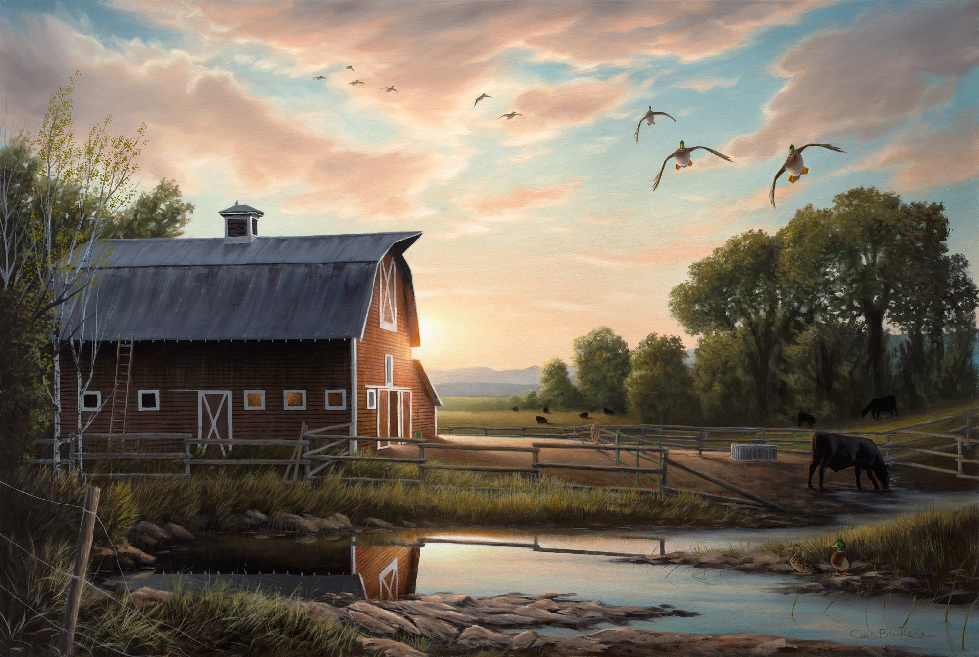 Down Payment for "Returning Home" - 24x36 Original Painting – Chuck ...